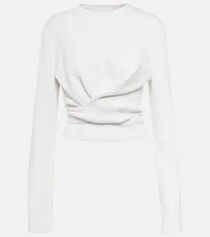 Proenza Schouler Cotton And Cashmere Sweater - White
