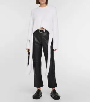 Proenza Schouler Label Cotton And Cashmere Sweater