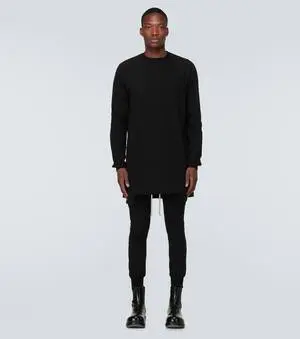 Rick Owens Mastodon Cotton Cargo Sweatpants - Black