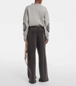 Acne Studios Felin Wide-leg Cotton Pants