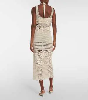 Simkhai Cory Crocheted Midi Dress
