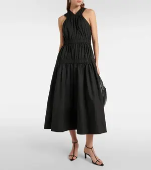 Proenza Schouler White Label Libby Cotton Poplin Maxi Dress