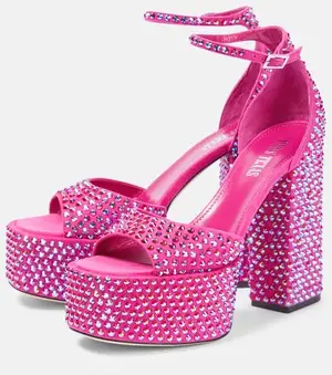 Paris Texas Holly Nicole Leather Sandals