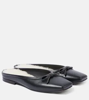 Brunello Cucinelli Monili Shearling-lined Mules