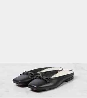 Brunello Cucinelli Monili Shearling-lined Mules