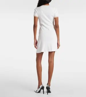 COURREGES Logo Mini Dress
