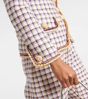Etro Checked Cotton-blend Jacket