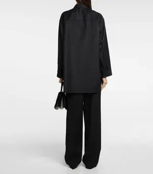 THE ROW Caroline Virgin Wool Shirt