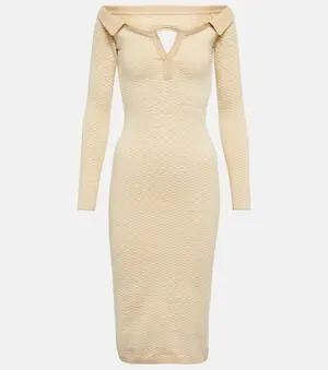 Jacquemus La Robe Pampero Cotton-blend Midi Dress