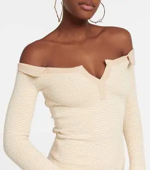 Jacquemus La Robe Pampero Cotton-blend Midi Dress