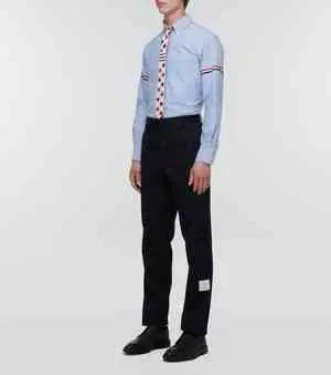 Thom Browne Grosgrain Armband Shirt - Blue
