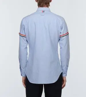 Thom Browne Grosgrain Armband Shirt - Blue