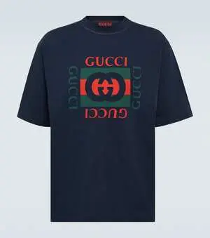 Gucci Logo Cotton Jersey T-shirt