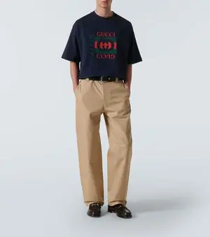 Gucci Logo Cotton Jersey T-shirt