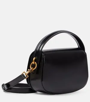 Saint Laurent Voltaire Leather Shoulder Bag - Black