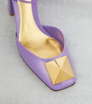 Valentino Garavani One Stud Patent Leather Pumps