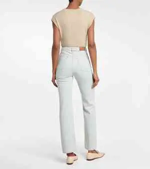 JOSEPH Fulham High-rise Straight Jeans