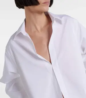 Alaïa Cotton Poplin Mini Dress