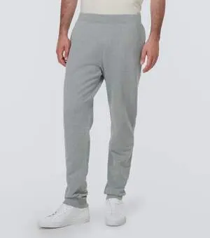 Sunspel Cotton Loopback Sweatpants - Grey