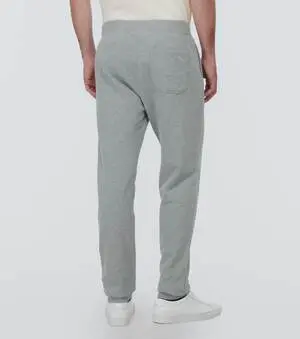 Sunspel Cotton Loopback Sweatpants - Grey