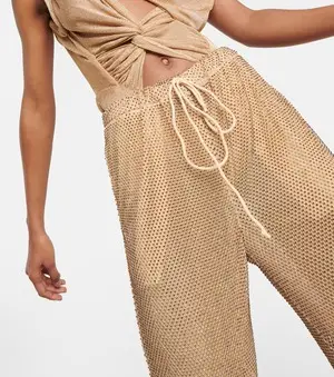 LAQUAN SMITH Sequin-embellished Pants