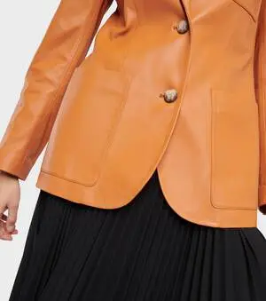 JOSEPH Jacques Leather Blazer