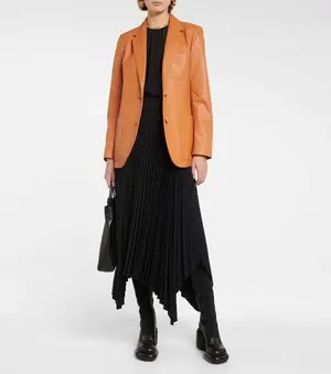 JOSEPH Jacques Leather Blazer