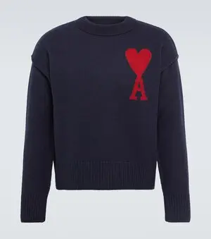AMI Paris De Cour Wool Sweater