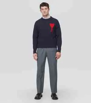 AMI Paris De Cour Wool Sweater