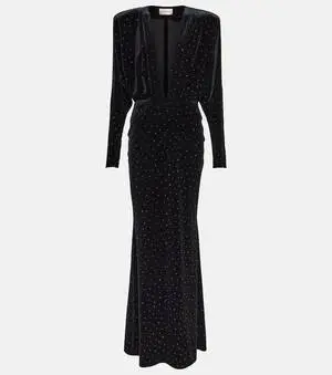 Alexandre Vauthier Crystal-embellished Gown