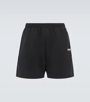 Balenciaga Printed Jersey Shorts