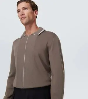 Giorgio Armani Wool Polo Top