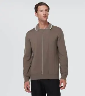 Giorgio Armani Wool Polo Top