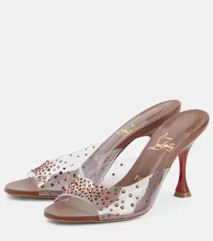 CHRISTIAN LOUBOUTIN Nudes Degramule Mules - Brown