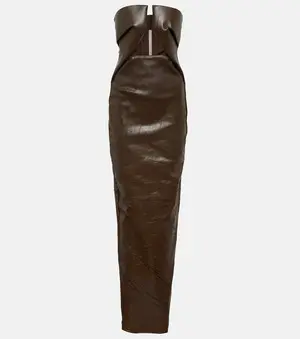 Rick Owens Frill Evening Dresses