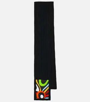 Emilio Pucci X Fusalp Ribbed-knit Wool Scarf