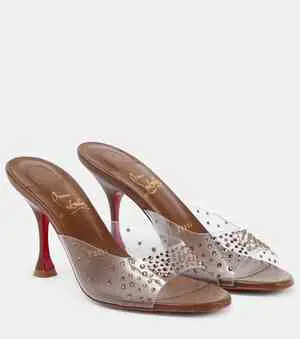 Christian Louboutin Embellished Mules Clogs For Women