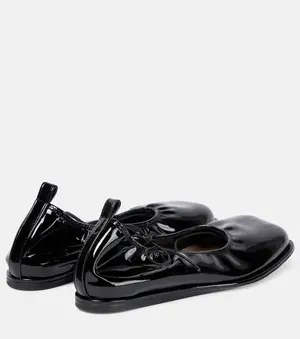 Simone Rocha Patent Leather Ballet Flats