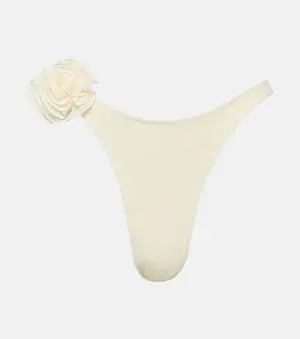 SAME Appliqué High-leg Bikini Bottoms