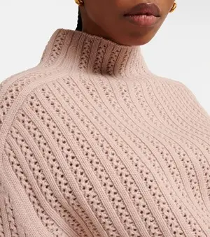Max Mara Hodeida Wool And Cashmere Sweater - Pink