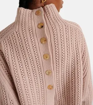 Max Mara Hodeida Wool And Cashmere Sweater - Pink