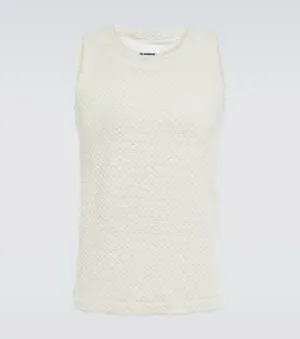 JIL SANDER Cotton-blend Tank Top