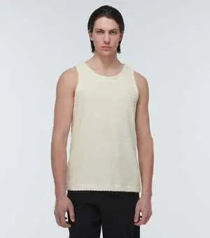 JIL SANDER Cotton-blend Tank Top