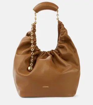 Loewe Squeeze Medium Leather Shoulder Bag