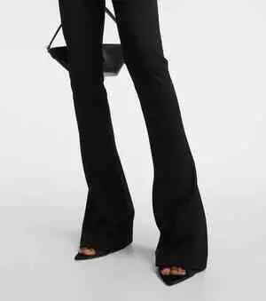 Attico Cutout Flared Pants