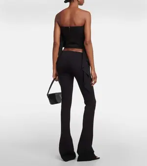 Attico Cutout Flared Pants