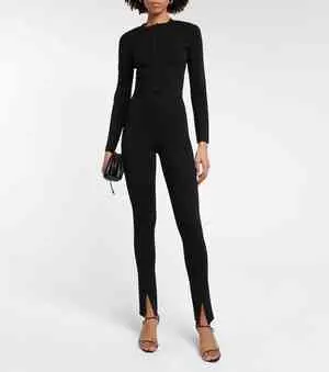 Victoria Beckham High-rise Split-cuff Leggings