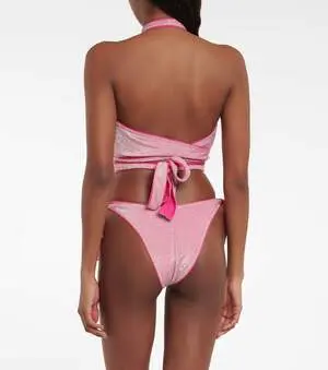 REINA OLGA Showhorse Lurex Swimsuit