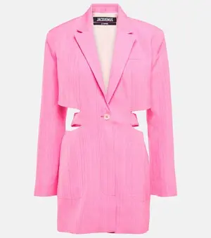 Jacquemus La Robe Bari Cutout Minidress