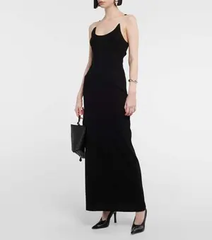 Y/project Ribbed-knit Cotton Maxi Dress